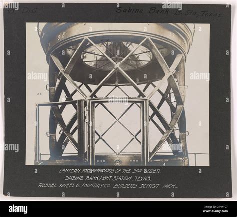 Tx Sabine Bank Sabine Bank Light Station Texas Lantern For