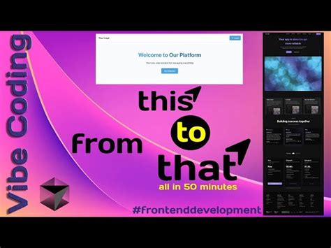 free video thematic and dynamic landing page coding in react with ai