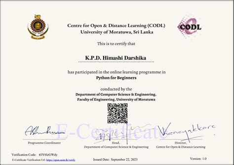 Python Pythonprogramming Uom Codl Himashi Darshika