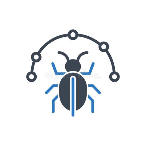 Bug Network Analysis Icon Stock Illustration Illustration Of Network 350466518