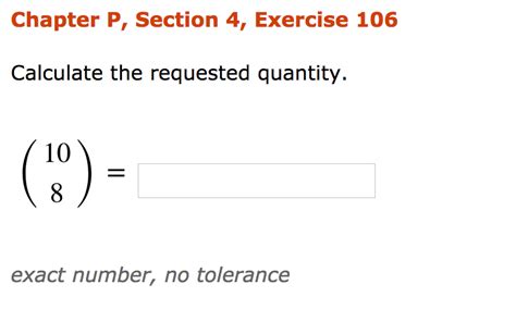 Solved Chapter P Section Exercise Calculate The Chegg