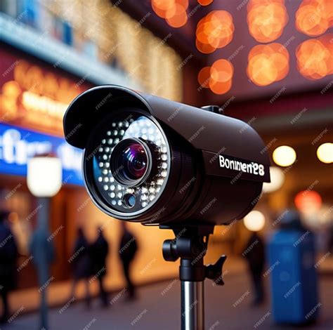 Premium Photo Security Cctv Camera Monitoring And Surveillance To Guard Premises And Property