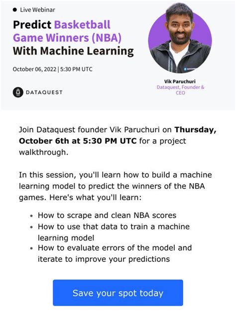 Dataquest Predict The Winner Of Nba Games Using Machine Learning Milled