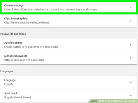 Ways To Turn On Pop Up Blocker WikiHow