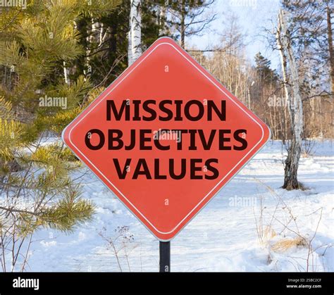 Mission Objectives Values Symbol Concept Words Mission Objectives