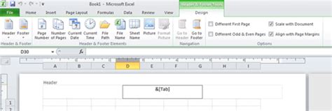 Micro Center How To Insert The Sheet Name In An Excel 2010 Header Or Footer