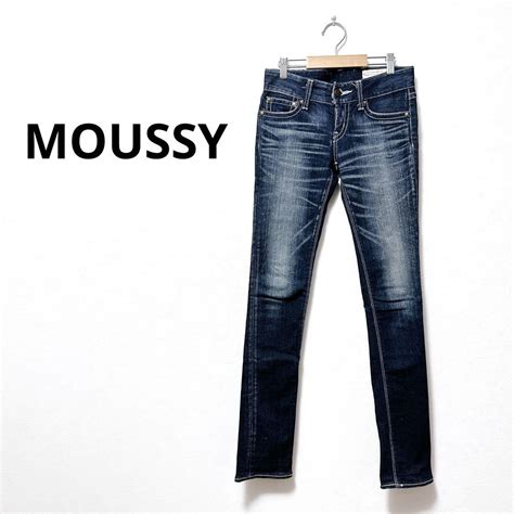 Moussy マウジー【m】デニムパンツ スキニー ウォッシュ加工 日本製 メルカリ
