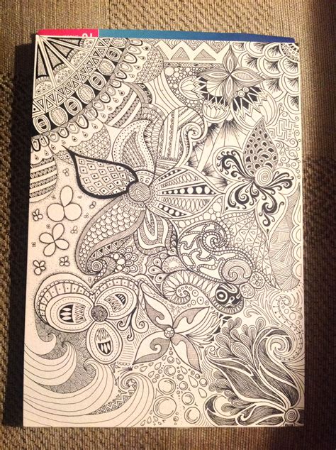 Full Page Doodle Doodle Designs Colorful Art Pattern Design