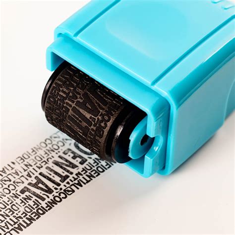 Privacy Id Address Blocker Stamp Identity Theft Protection Roller Stamp Personal Data Security