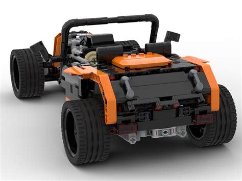 Lego Moc T Bucket Hot Rod By Mla2 Rebrickable Build With Lego