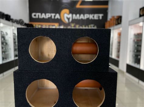 Корпус для сабвуфера 82T45 (ФИ-труба, чёрный, 2x8", 45л), SB-82T45-FB ...