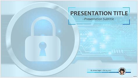 Free Digital Security PowerPoint SageFox PowerPoint Templates