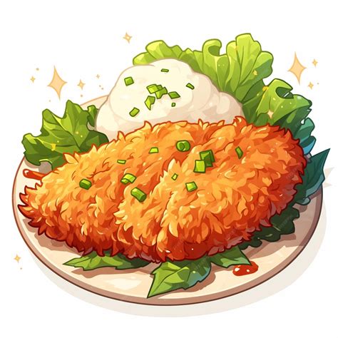 Premium Vector Austrian Wiener Schnitzel And Breaded Veal Cutlet