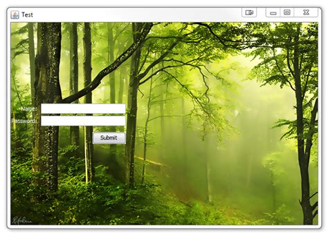Java Layout Manager For Background Images And Text Stack Overflow