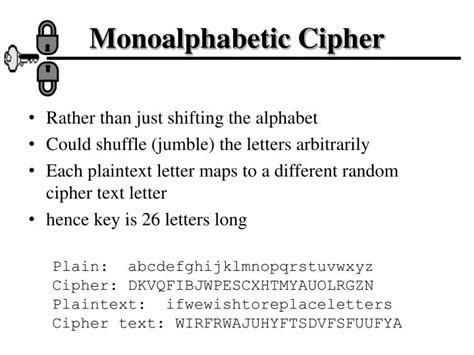 Ppt Monoalphabetic Cipher Powerpoint Presentation Free Download Id 1744756