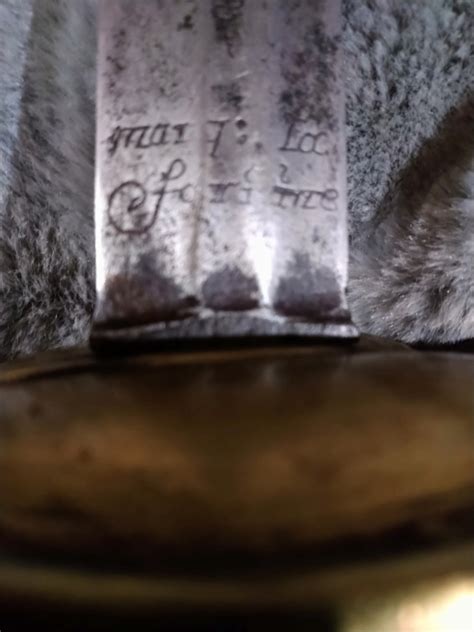Forte épée 1734
