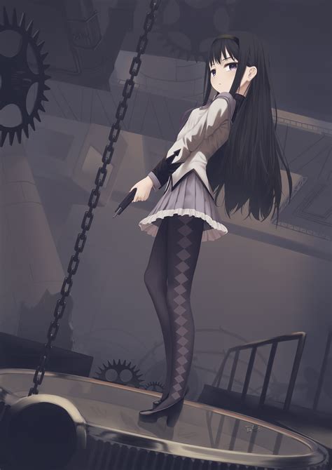 Akemi Homura Mahou Shoujo Madokamagica Image By Raimeso Zerochan Anime Image Board