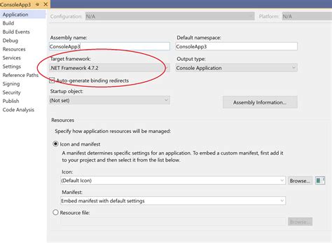 Where Do I Change The NET Framework In Visual Studio Community Stack Overflow