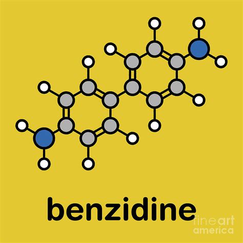Benzidine Molecule Photograph By Molekuulscience Photo Library Pixels