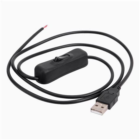 Kavoc Usb Power Cable 2 Pin Usb 20 Male Cord Extension Diy With Switch