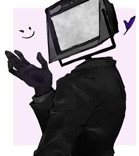 Large Tvman Big Tv Tv Head Character Design Inspiration