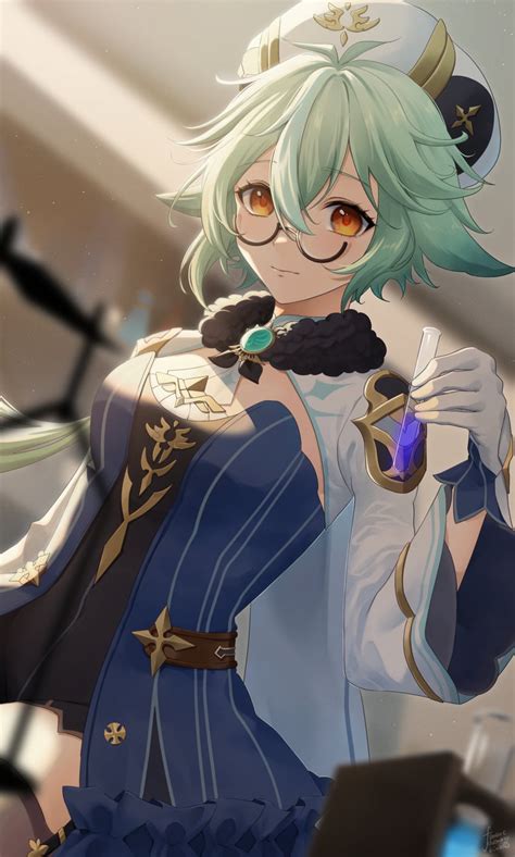 Sucrose Genshin Impact Drawn By Kinaco Danbooru