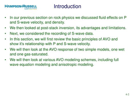 Ppt Applications Of Geophysical Inversion And Imaging Part 4 Avo Modelling And Analysis