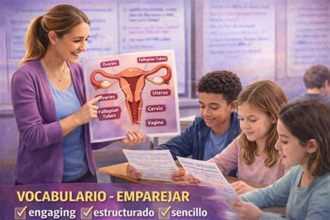 Lesson Female Reproductive System Highschool Spanish By Wizard Of Health
