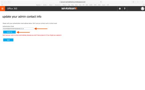 office 365 multi factor authentication howto 2 of 3 serviceteam it