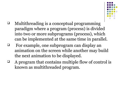 Java And Multithreading Ppt
