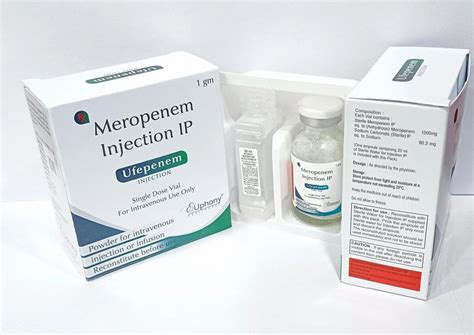 Euphony Meropenem 1000mg Injectionsodium Carbonate 902special Trey