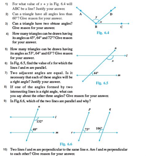 Important Questions For Class 9 Maths Chapter 6 Lines And Angles