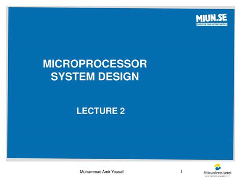 PPT Microprocessor System Design PowerPoint Presentation Free Download ID