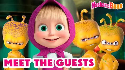 کارتون ماشا و میشا با داستان با مهمانان ملاقات کنید