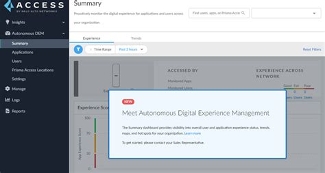 Go To Autonomous Dem In Prisma Access