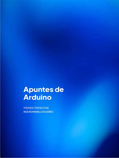 Apuntes Arduino Dario Pdf Arduino Desarrollo De Software