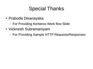 Deep Dive In To Kerberos PPT