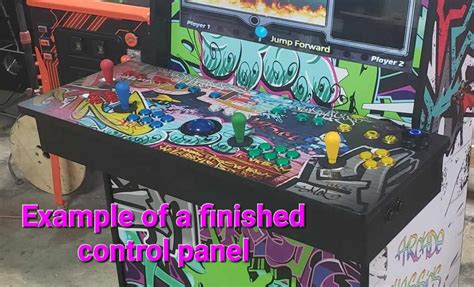 4 Player Arcade Control Panel Art Print Etsy