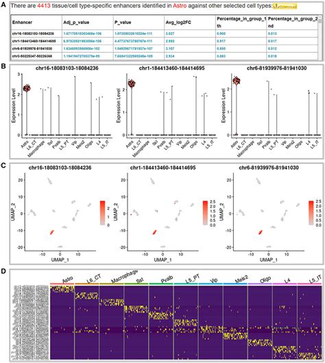 Identification Of Cell Type Specific Single Cell Enhancers A A List Download Scientific