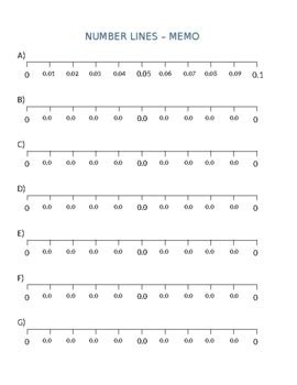 Number Lines Template Editable Microsoft Word By Christo Kellermann