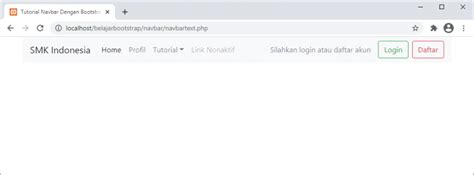 Tutorial Bootstrap 9 Navs Dan Navbar Bootstrap