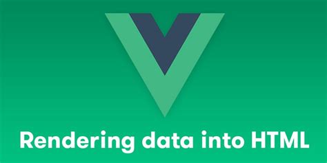Vue Js Cheat Sheet Rendering Data Into HTML DEV Community