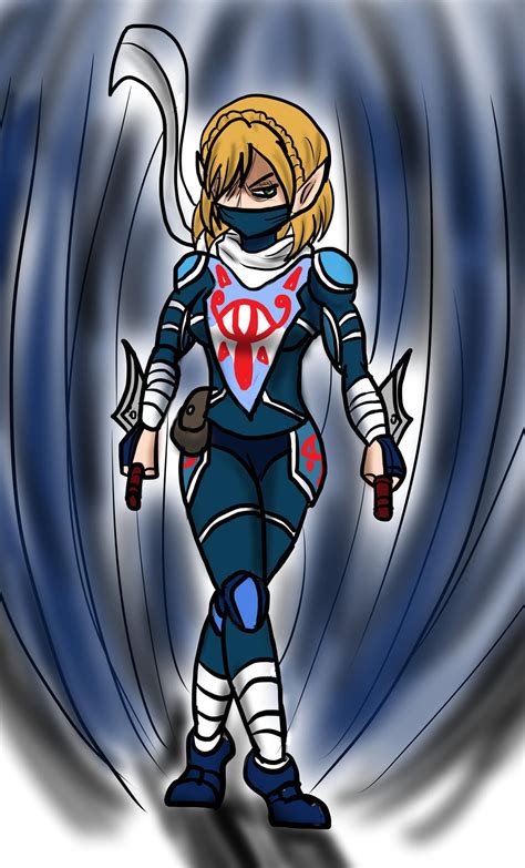 Zelda Botw Zelda Sheik By Dimitri100 On Deviantart