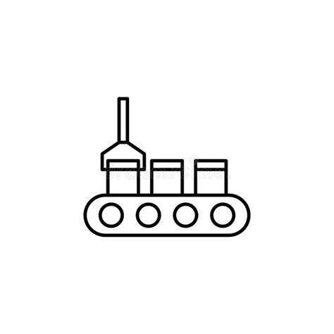 Robotics Assembly Outline Icon Signs And Symbols Can Be Used For Web Logo Mobile App Ui Ux