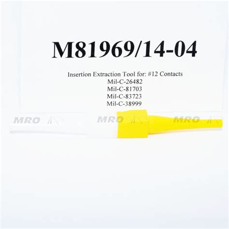 Plastic Insertextract Tool 14 Yelwht For M8196914 04