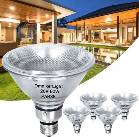 Par38 Flood Light Bulbs 80w 120v Par38 Halogen Bulb Dimmable E26 Base