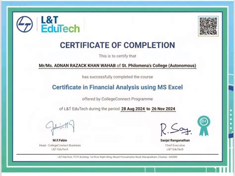 Mba Excel Dataanalysis Continuouslearning Skills Adnan Razack