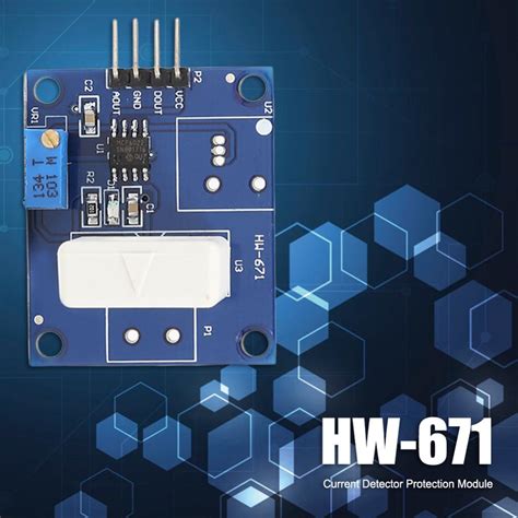 35a Hall Current Sensor Dc5v Overcurrent Protection Module With Over Current Signal Indicator