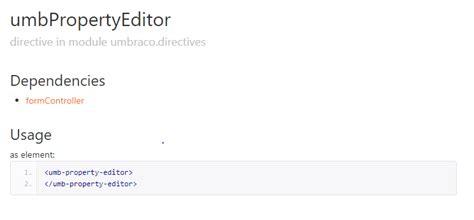 umbraco backoffice angular components