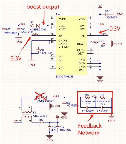 DRV2700 High Voltage Output Abnormally In Flyback Mode Motor Drivers Forum Motor Drivers